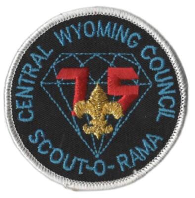 1975 Scout-o-rama Central Wyoming Council BSA Patch WHT Bdr. [VA-3257 ...