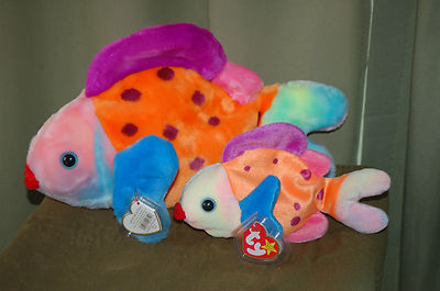 LIPS the Colorful FISH - Ty Beanie Baby and Buddy - Sea Ocean Life ...