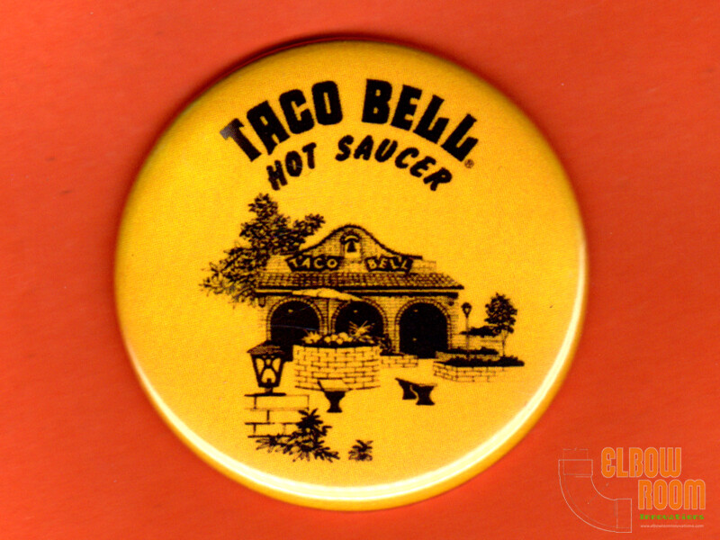 Taco Bell vintage frisbee art 2 1/4" round fridge/locker magnet Hot ...