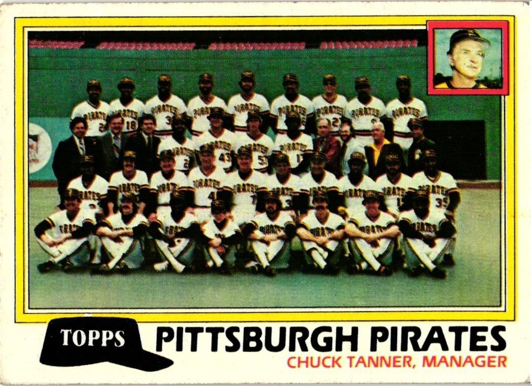 1981 Topps Pittsburgh Pirates Team Checklist #683 Unmarked ExMt | eBay