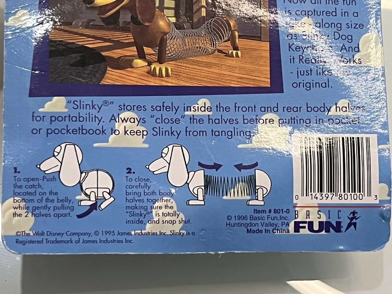 Toy Story Slinky Dog Keychain by Basic Fun - Original Release in ...