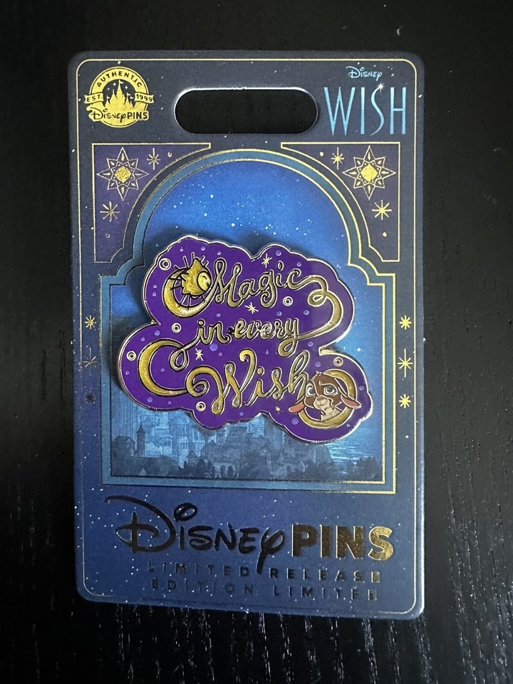 Disney Wish Star & Valentino Pin Cast Exclusive Pin Magic In Every Wish ...