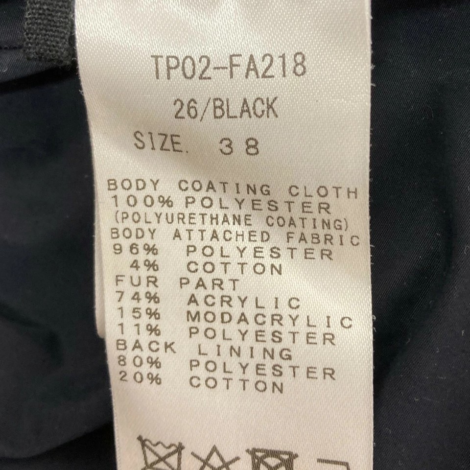 TOGA PULLA Black Taffeta Coat Size 38 Used Stylish Outerwear | eBay UK