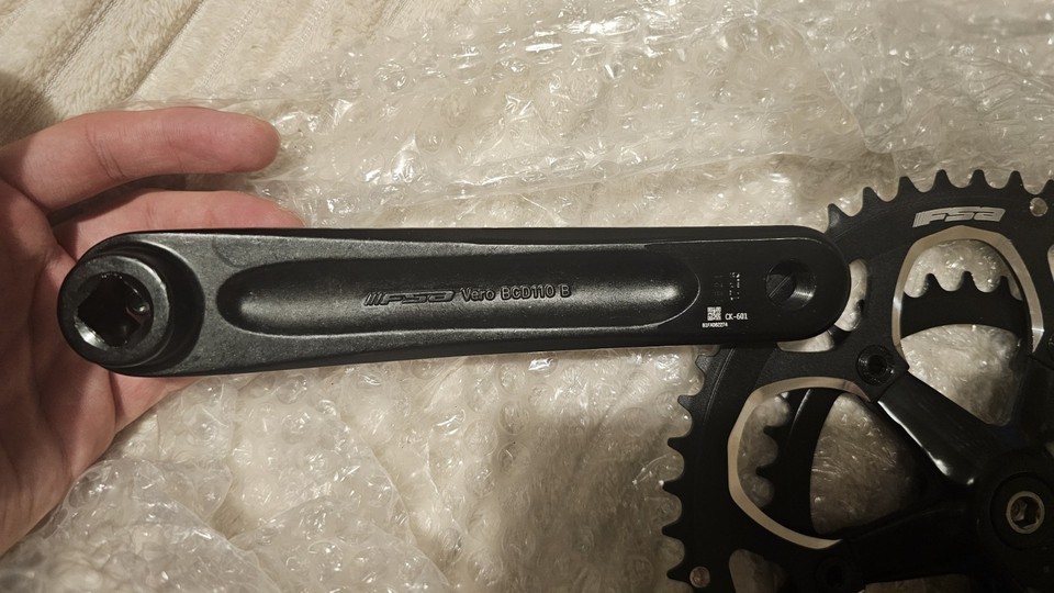 FSA Vero Pro Compact 10 / 11 Speed Road Bike Chainset - 50 / 34t ...