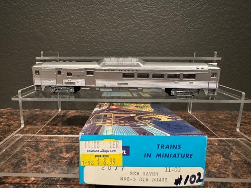 Athearn Trains HO Scale Budd RDC-3 New Haven Ready To Run Diesel ...