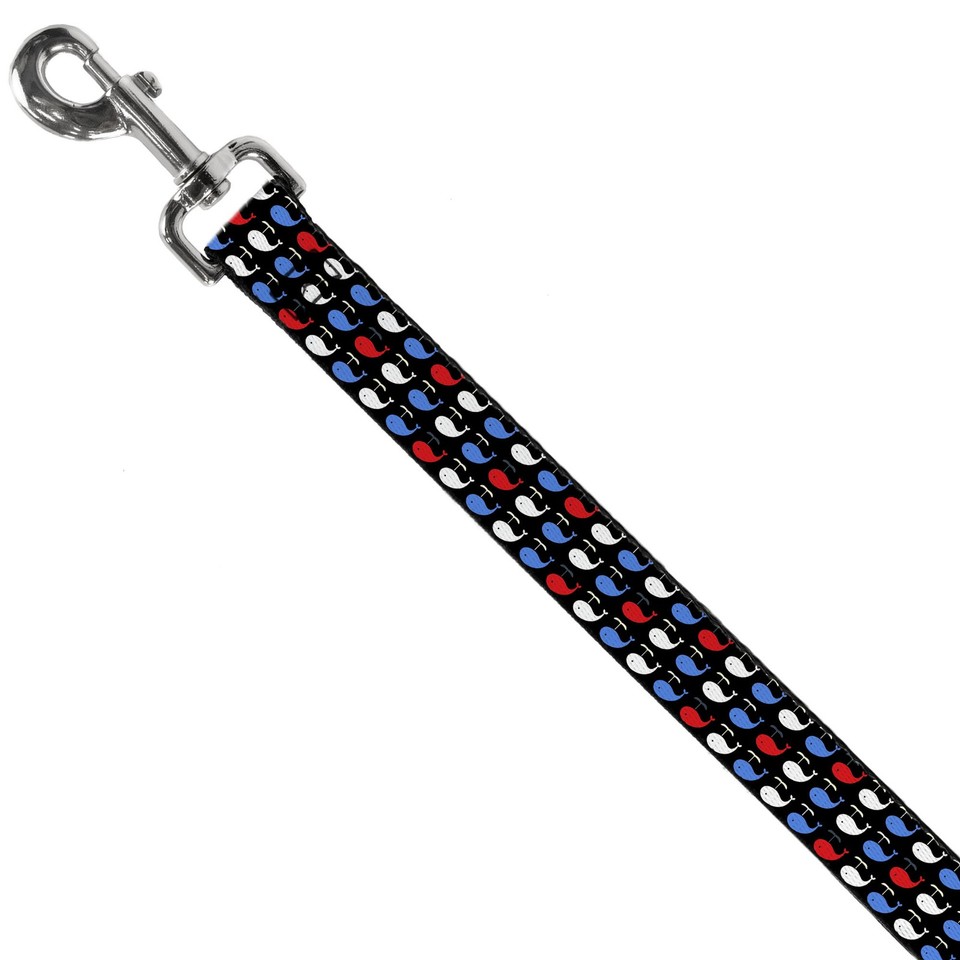 Dog Leash Whales Navy/Red/White/Blue WIDE 1.5" | eBay