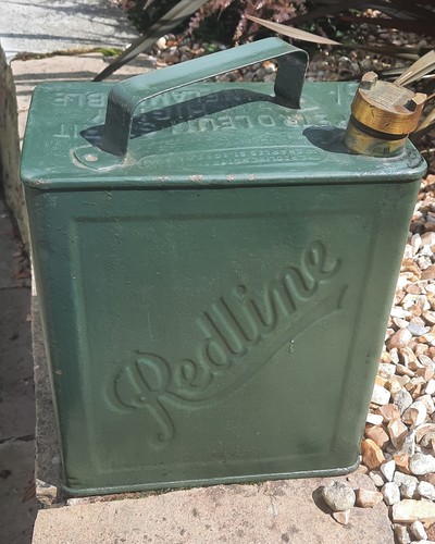 Vintage REDLINE petrol Can. Shed Find. | eBay UK