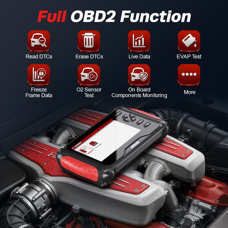 Ancel OBD2 Scanner All System ODB2 Code Reader Automotive Diagnostic ...