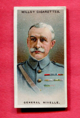 1917 W. D. & H. O. WILLS CIGARETTES ALLIED ARMY LEADERS #8 GENERAL ...