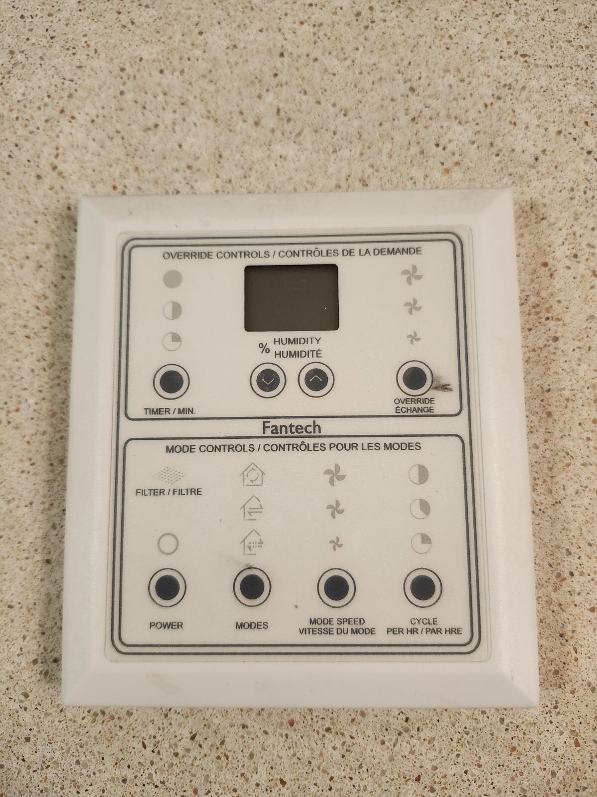 HRV Fantech EDF5 Intellitek 5M Five-Function Wall Control | eBay