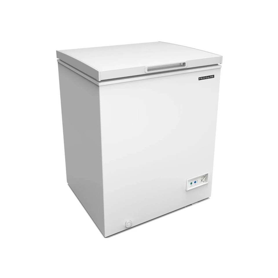 SALE Frigidaire 5.0 Cu. ft. Chest Freezer White, EFRF5003, Temperature ...