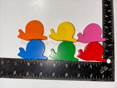 Snail's Pace Race Board Game 6 Snails Parts Only Ravensburger H5 for ...