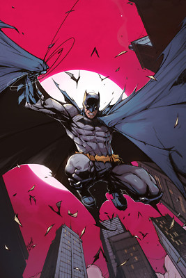 Batman Swing Between Buildings Poster | eBay