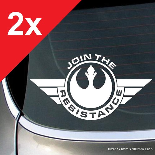 Join The Resistance Star Wars Vinyl Decal Sticker Rebel Alliance | eBay