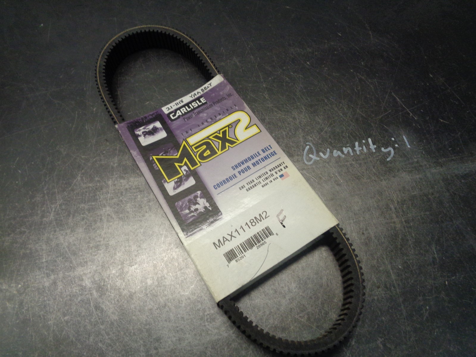 SNOWMOBILE DAYCO CARLISLE MAX2 MAX 2 DRIVE BELT RUBBER MAX1118M2 F 21-1118 | eBay