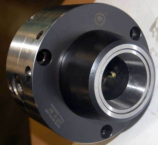 Bison 6" Precision 16C SET-TRU Steel Body Collet Chuck W/Fine Adj.,0. ...