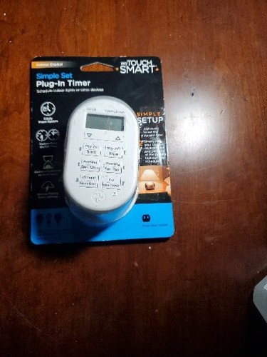 My Touch Smart By Jasco GE 26892 Indoor Simple Plug-In Digital Timer ...
