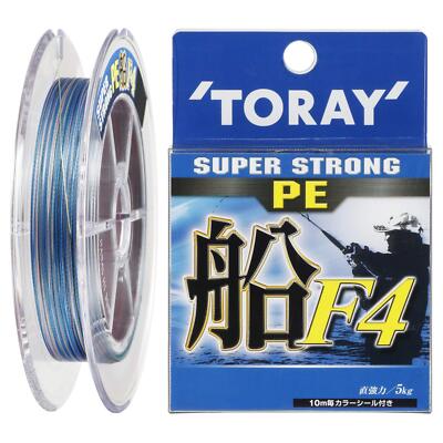 TORAY SUPER STRONG PE Boat F4 150m #1.5 Saltwater Fishing Line ...
