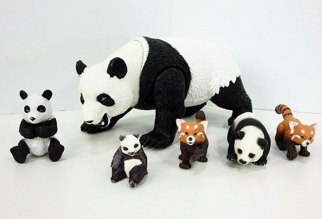 Animal Planet Panda Figures Red Panda Family Ultimate Wildlife Chap Mei ...