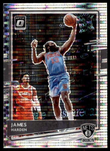JAMES HARDEN 2021-22 Donruss Optic Silver Pulsar Prizm Holo Card #134 ...