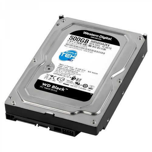 WD Black WD5003AZEX Hard Disk HDD 500GB 3,5 " SATA Desktop DVR Nas PC ...