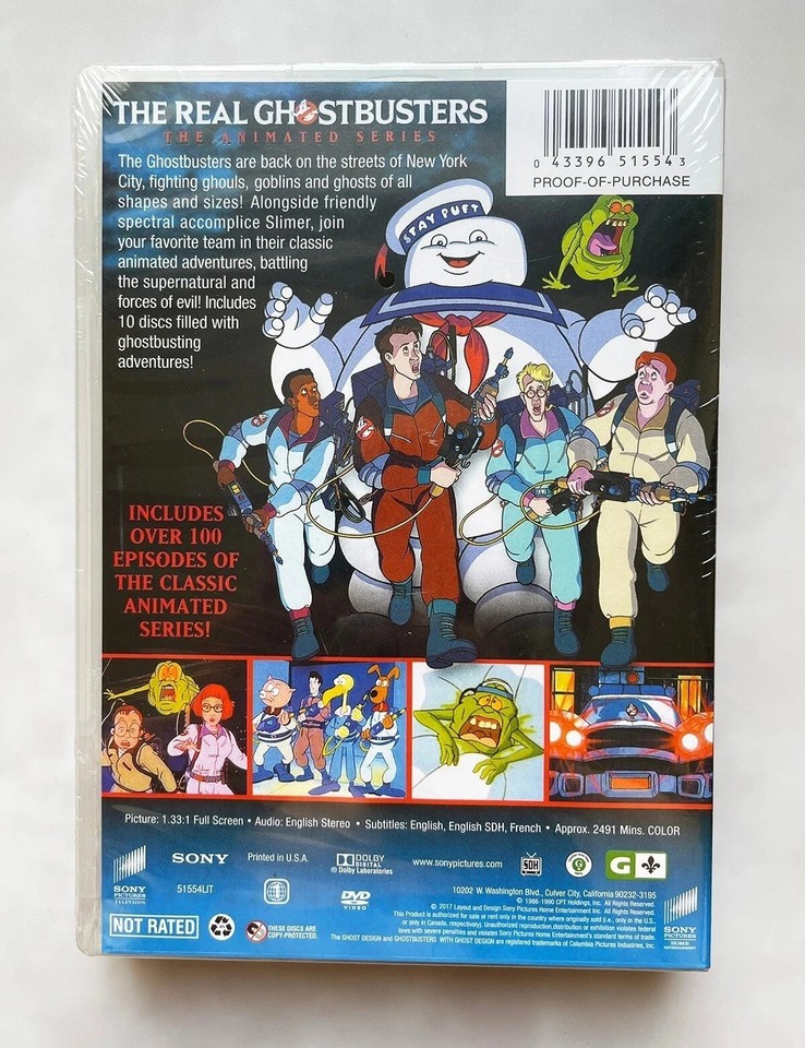 The Real Ghostbusters The Animated Series [ 10-Disc Box Set ] (DVD) NEW ...
