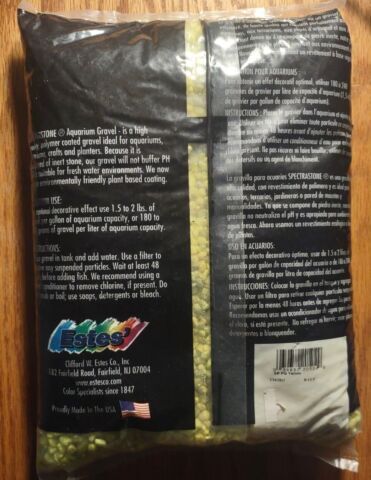 Estes Spectrastone Premium Aquarium Gravel 5 pound Packages You Choose ...