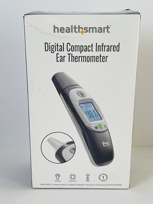 Healthsmart 18-210-000 Digital Thermometer - Ear & Ambient Temperature ...