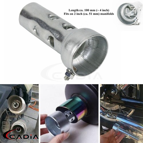 Motorcycle Exhaust Muffler Pipe Inset Baffle DB Killer Silencer For 2 ...