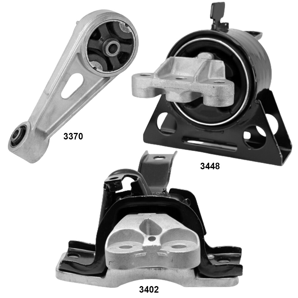 Engine Motor Mounts & Trans. Mount 3PCS Set For Chevrolet Spark 15-13 1 ...