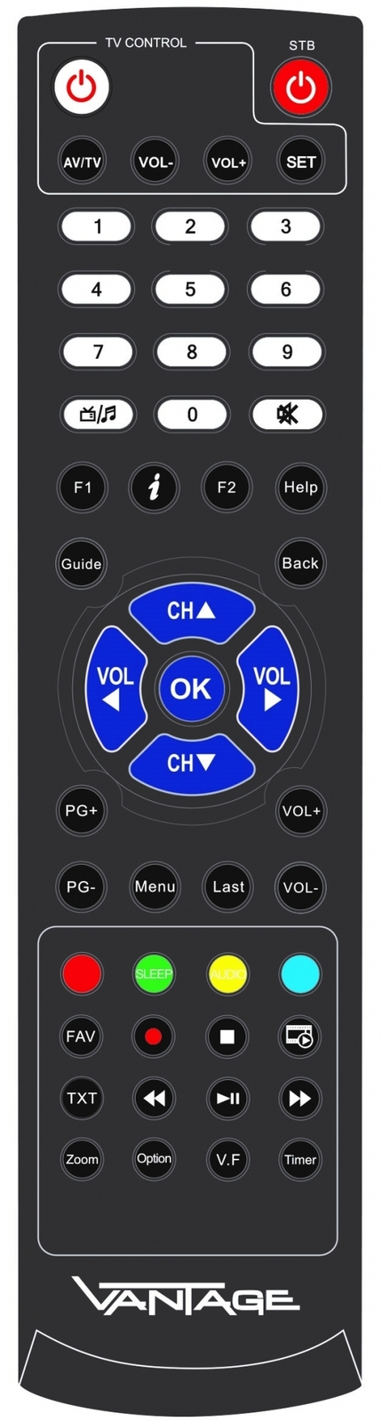 Vantage Fernbedienung für VT-55 HD+ Receiver | eBay