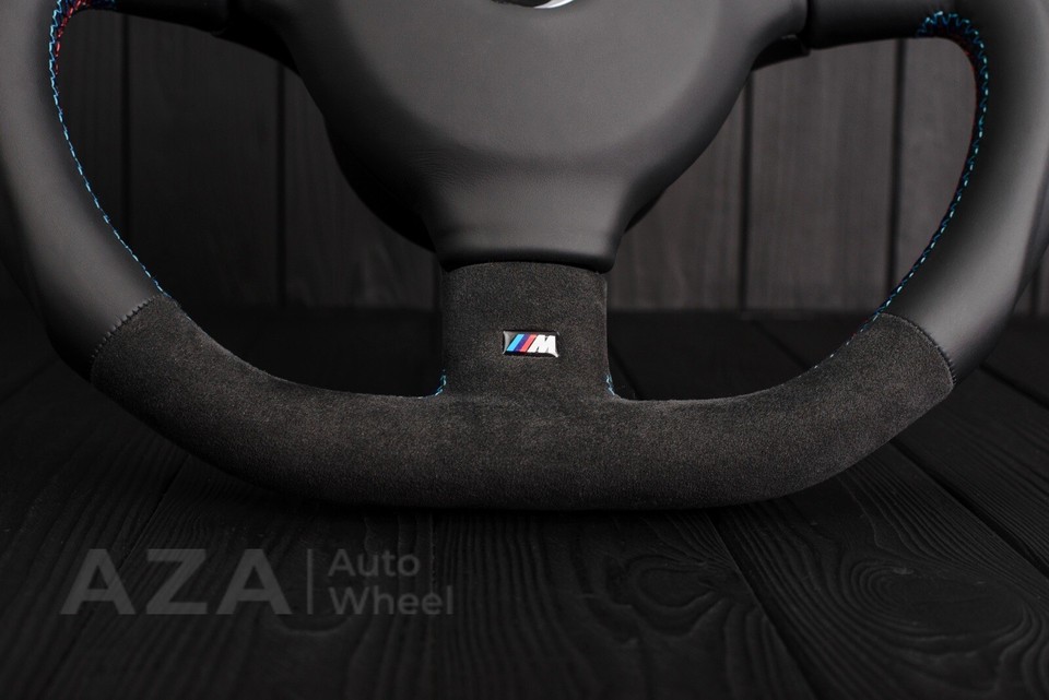 Bmw E30 e28 e34 e24 M-tech 2 steering wheel customized 385MM Flat ...