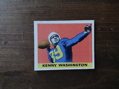 1948 Leaf 17 Kenny Washington Rookie Los Angeles Rams NO CREASES DECENT ...
