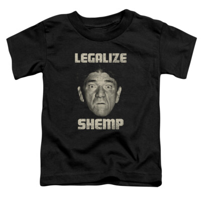 Three Stooges Toddler T-Shirt Legalize Shemp Black Tee | eBay