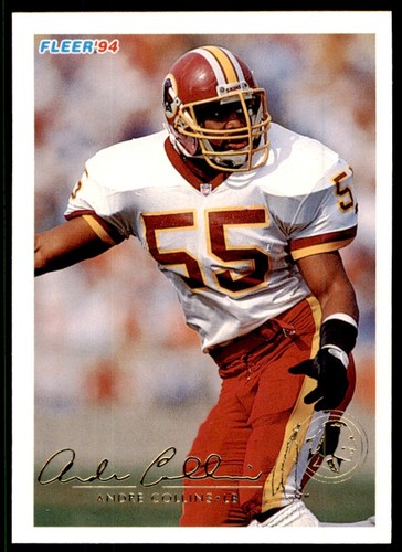 1994 Fleer Andre Collins Washington Redskins #461 | eBay