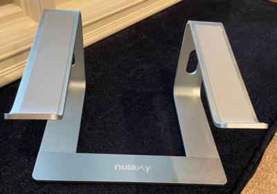 Nulaxy Laptop Stand, Ergonomic Aluminum Laptop Computer Stand - Silver ...