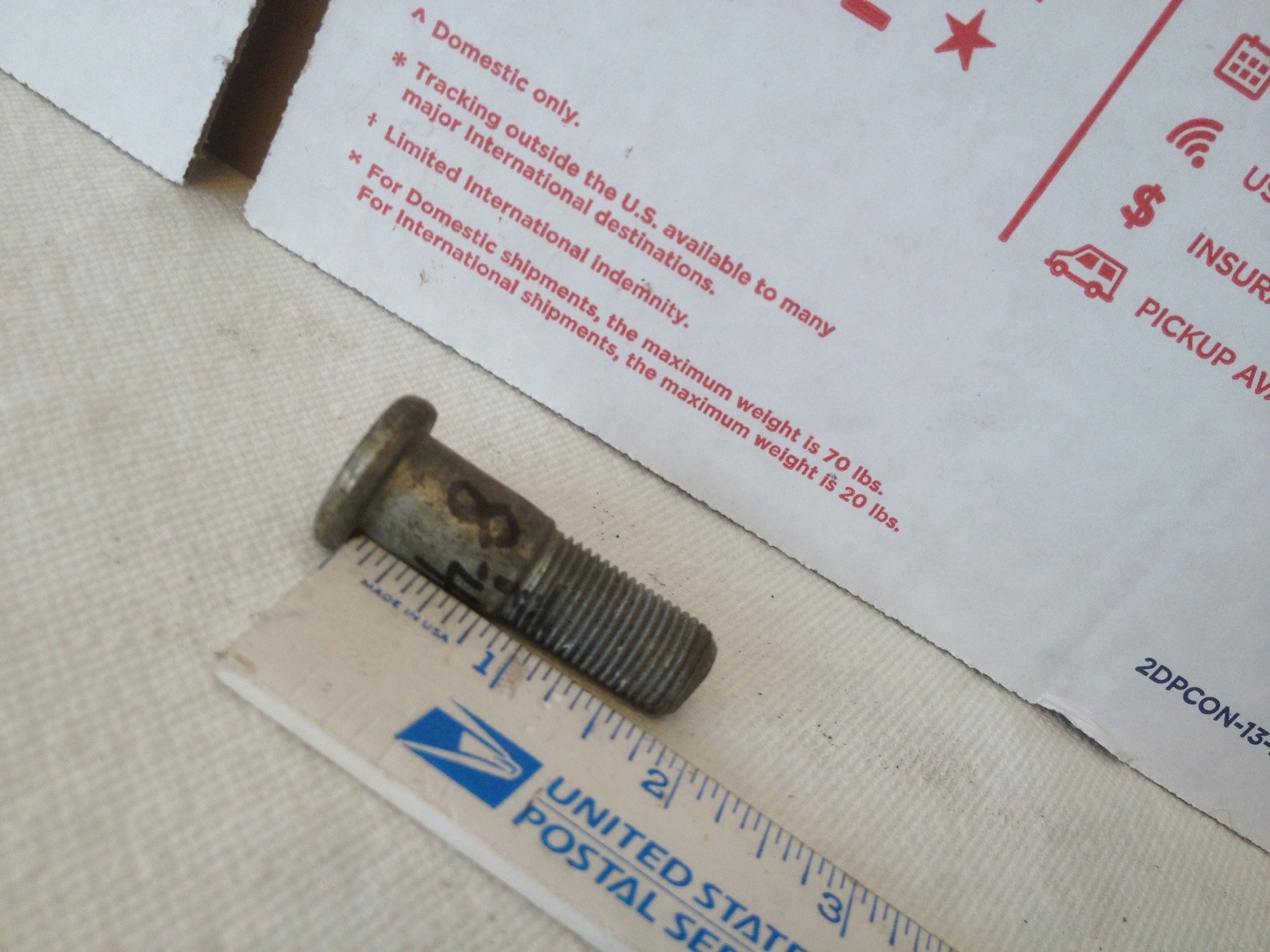 Studebaker wheel hub stud. 677846, CCW and CW, Item: 5634 | eBay