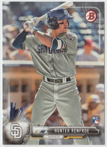 2017 Bowman Baseball #99 Hunter Renfroe RC - San Diego Padres | eBay