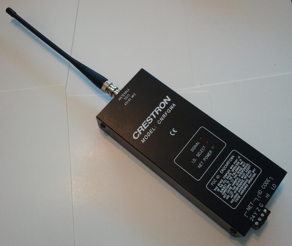 Crestron 418MHz 1-Way RF Gateway Model # CNRFGWA-418 | eBay