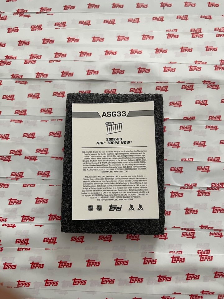 2022-23 NHL Topps NOW® Sticker #ASG33 🏒 Nathan MacKinnon 🏒 Colorado ...