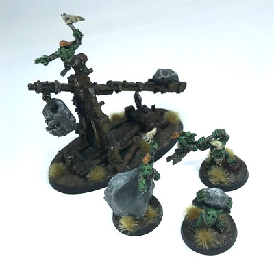 Metal Orc Rock Lobba Catapult with Crew Orcs Goblins - Warhammer ...