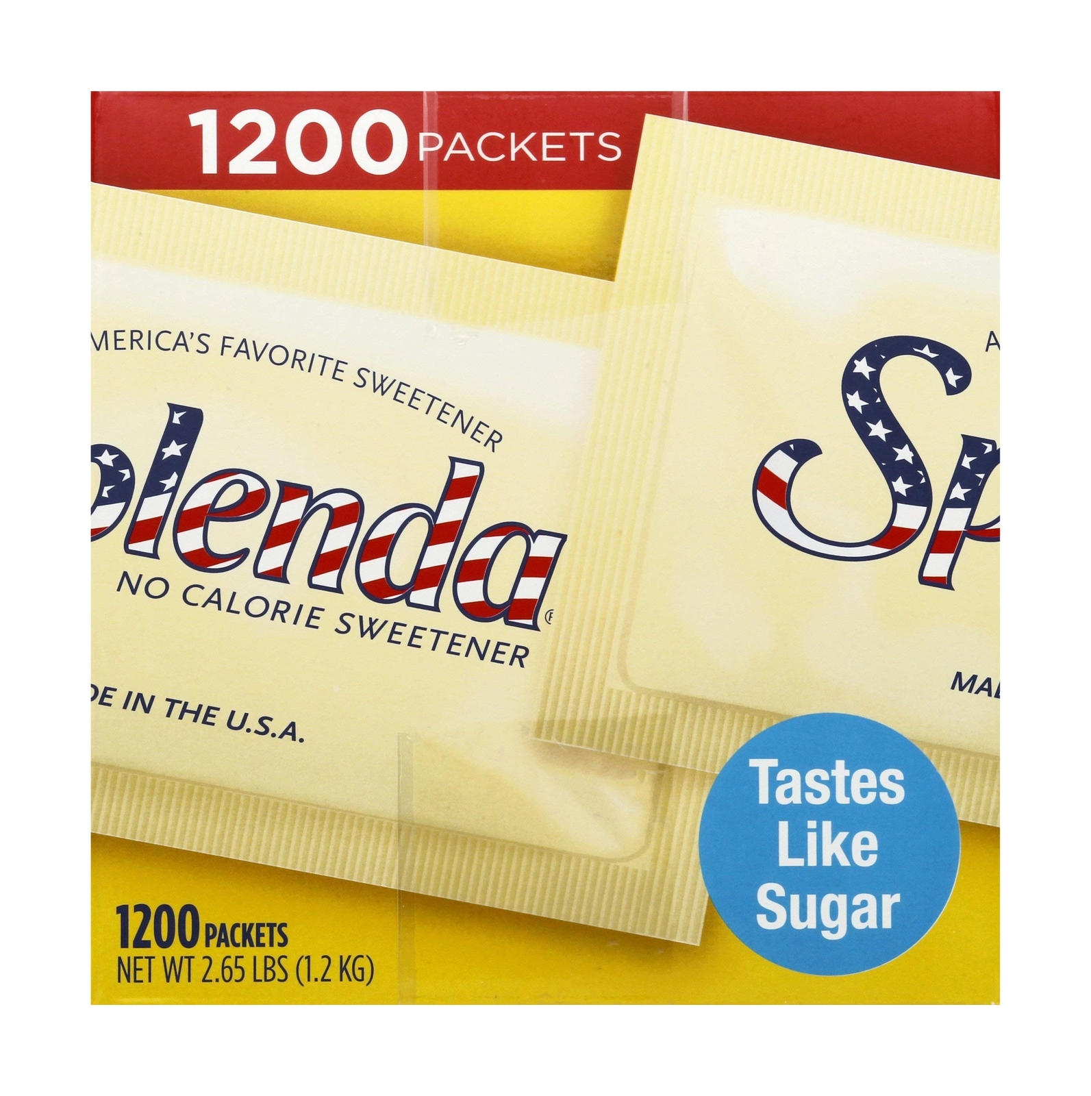 Splenda Sweetener Single-Serve Packets Comfortable Big Box Perfect Safe ...