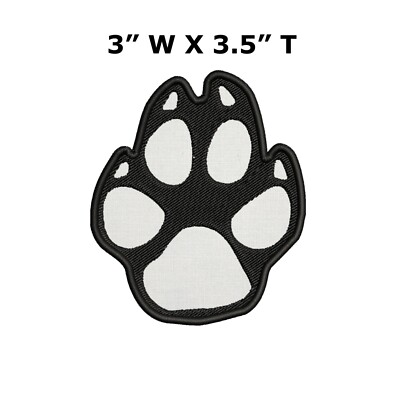 Cat Paw PATCH Embroidered Iron-on Applique Logo Family Pet Love | eBay