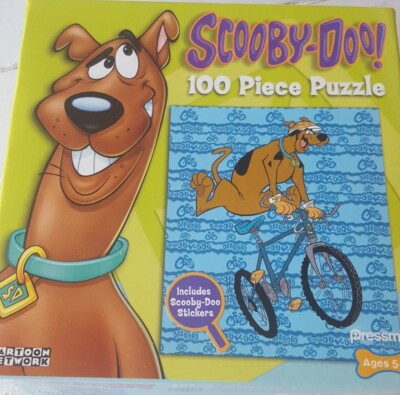 Scooby-Doo Cartoon Network 100 Piece Puzzle Scooby on a Bike | eBay