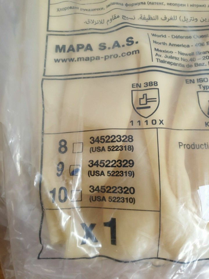 Mapa Professional AdvanTech 522 Size:9 8 Stück/Piece(17,5€/Stück/Piece ...