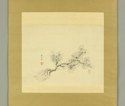 Paintings & Scrolls - Pine Tree Japanese Antique