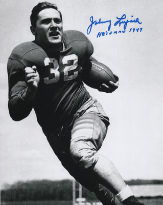 Johnny Lujack Notre Dame Fighting Irish Heisman SIGNED 8x10 Photo COA ...
