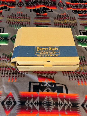 Pendleton Beaver State Indian Blanket Wool Navajo Print Chief Joseph ...