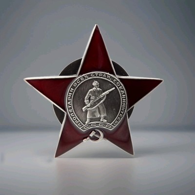 CCCP Russland UDSSR Red Star Orden Metall Roter Stern Anstecker Pin ...