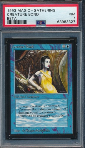 Beta Creature Bond PSA 7 Graded Magic MTG (3327) -magicgraders- | eBay